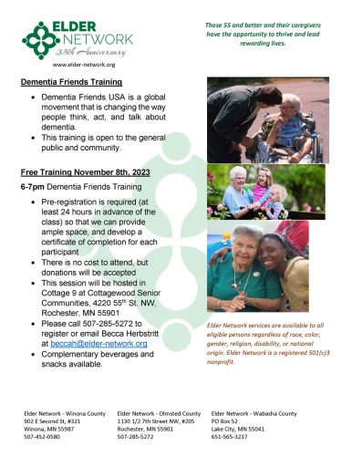 Elder Network – Providing resources to age well