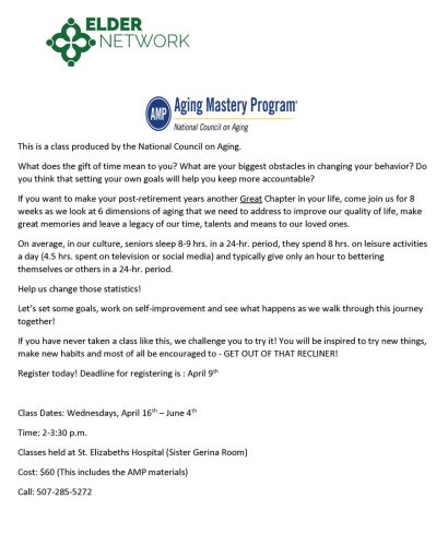 Elder Network – Providing resources to age well